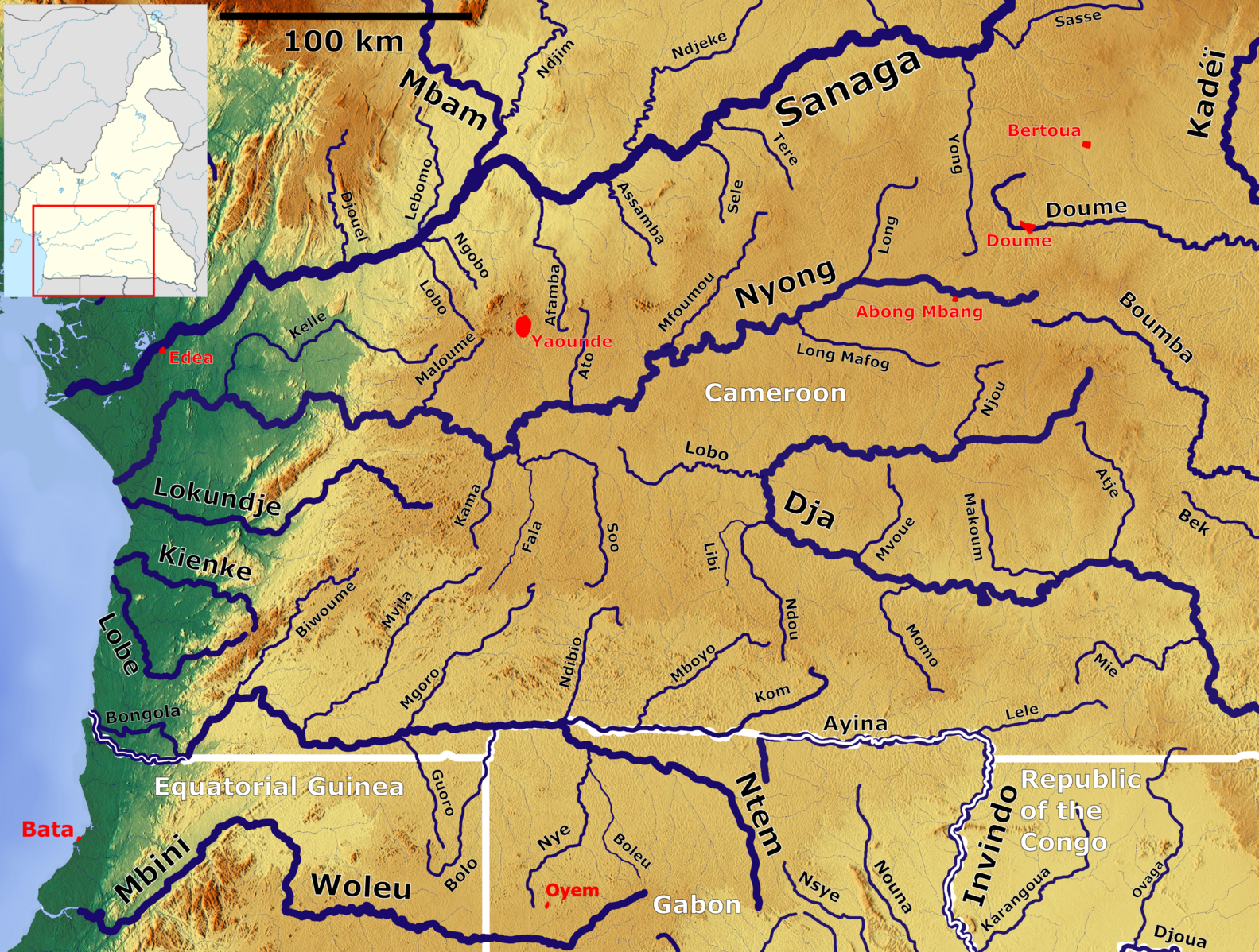 Long-term Nyong River Basin Chemistry, Hydroclimatic Variability ...